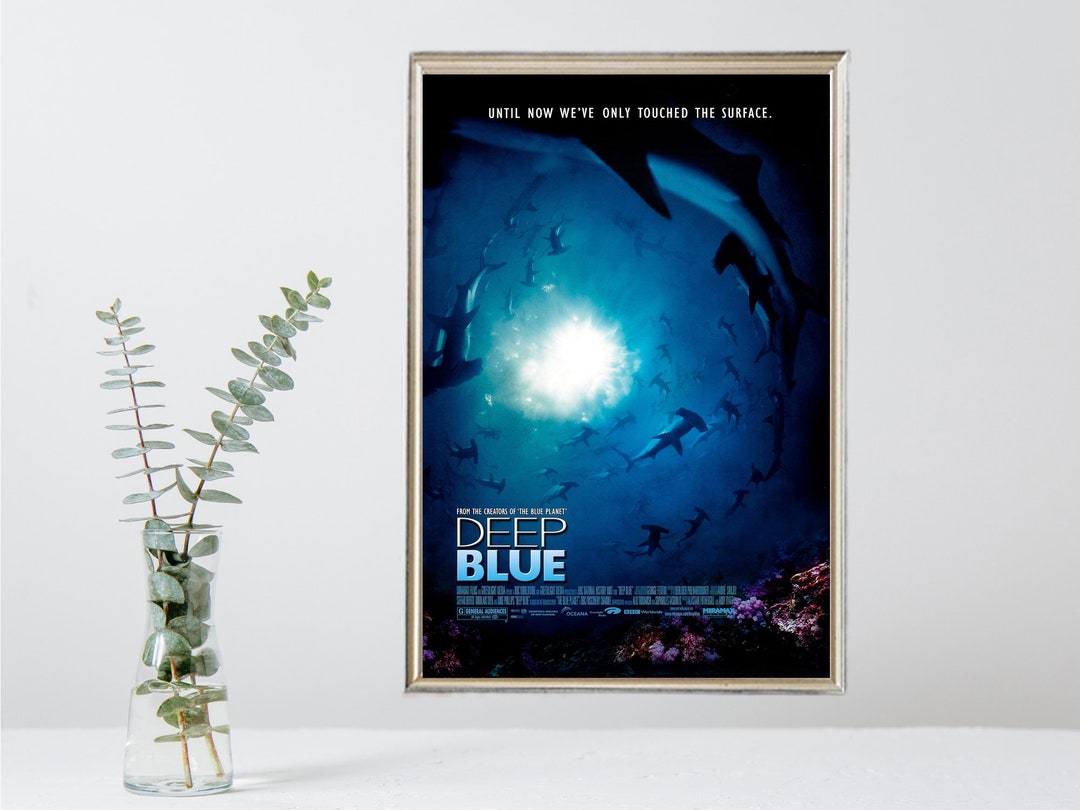 Deep Blue Movie Poster Vintage Movie Poster Limited Edition Collectible ...