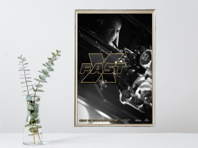 Fast X Movie Poster Vintage Movie Poster Limited Edition Collectible ...