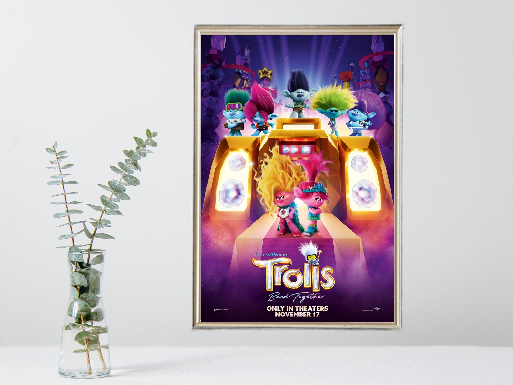 Trolls Band Together Movie Poster Vintage Movie Poster - Etsy