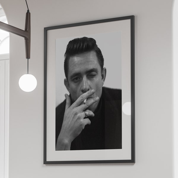 Johnny Cash Poster - Etsy