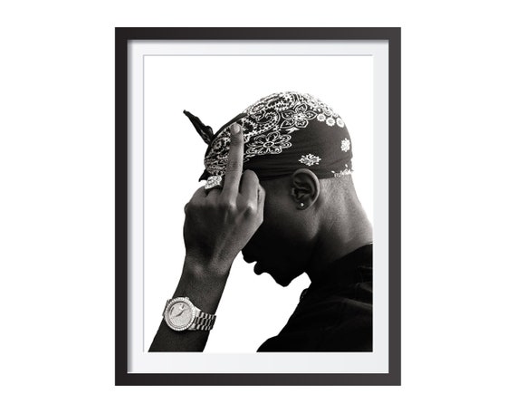 Tupac Wallpaper Middle Finger