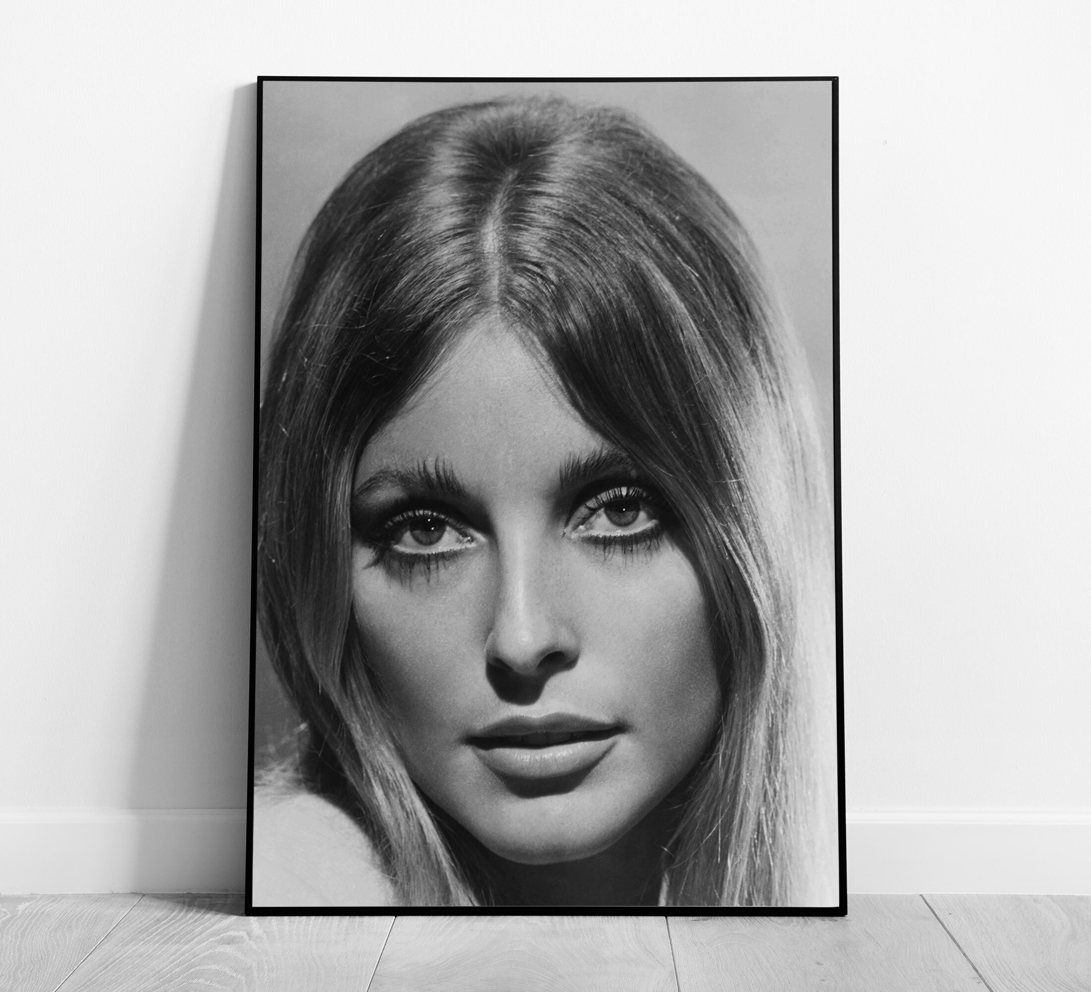 Sharon Tate Print Fashion Poster Black and White Vintage - Etsy