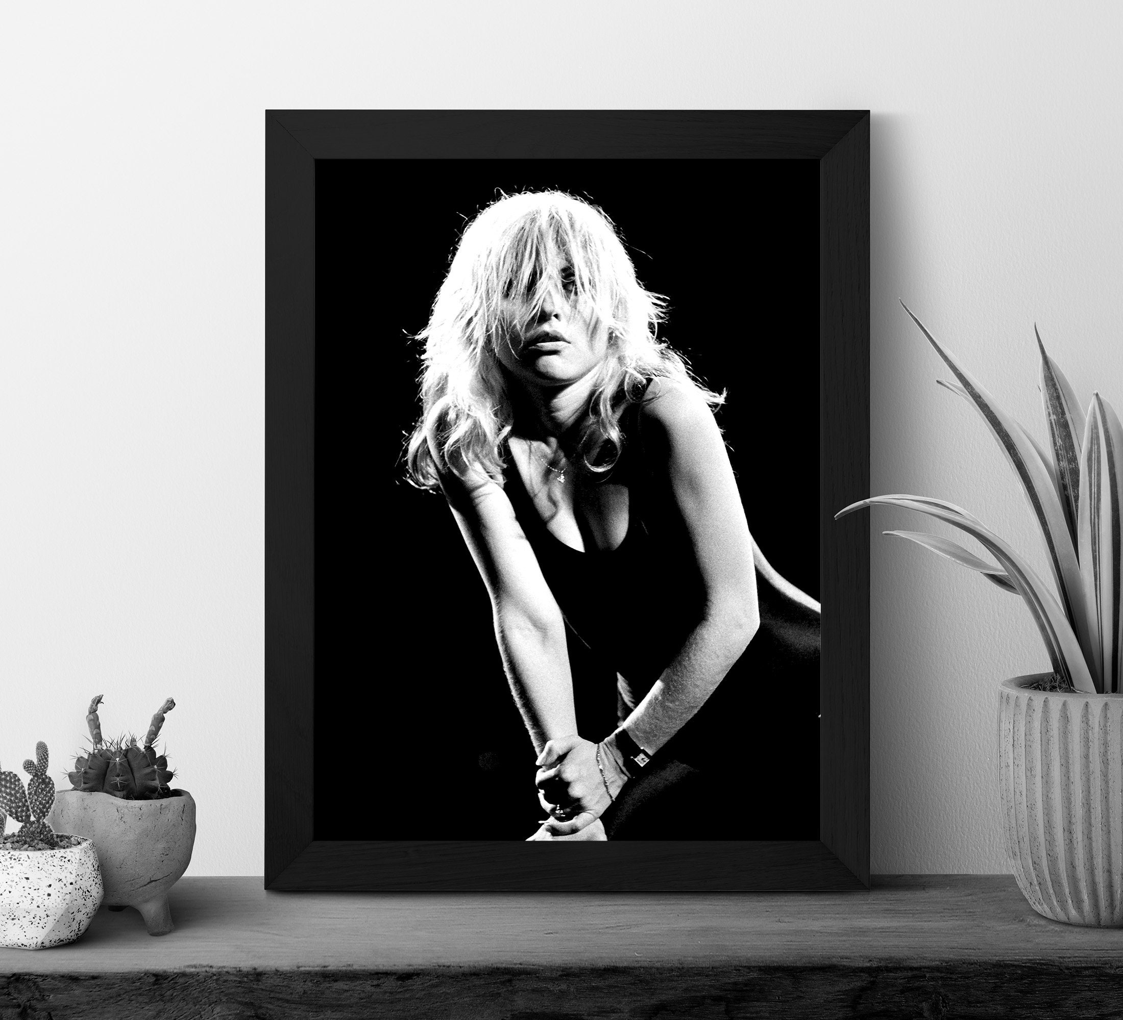 Debbie Harry Concert Poster Black and White Wall Art Vintage - Etsy