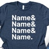 Retro Text Custom Shirt, Personalized Shirts for Group, Vintage Style ...