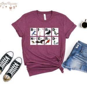 Bird Nerd T-shirt, Birdwatching Lover Shirt, Funny Ornithologist Tee ...