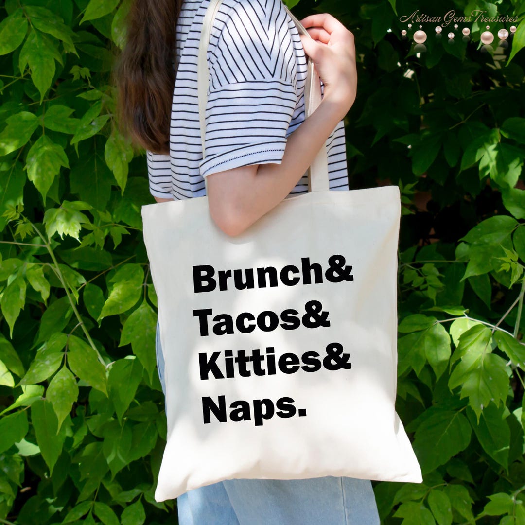Custom Text Canvas Tote Bag – Personalized Gift, Bridesmaid Bag - Etsy
