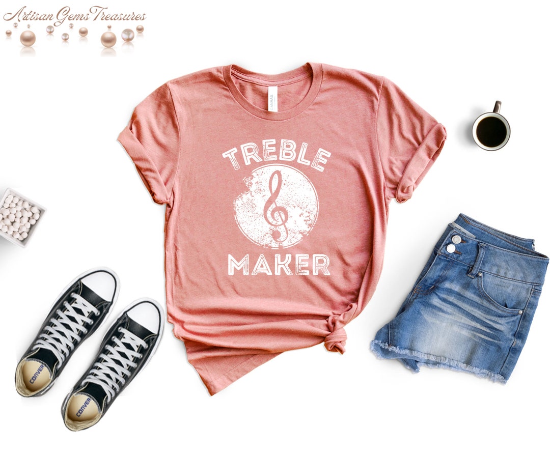 Treble Maker Piano Tee, Music Teacher Shirt, Musician Gifts, Piano T ...