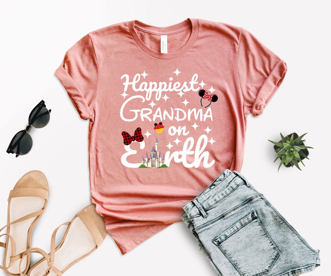 Disney Grandma Shirt, Happiest Grandma on Earth Shirt, Magical Grandma ...