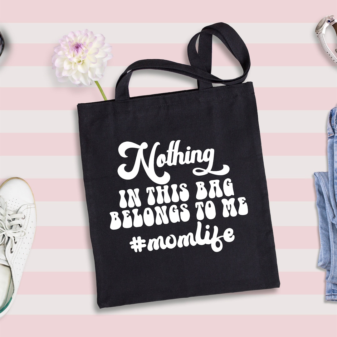 Mom Life Tote Bag, Funny Quotes Mother Bag, Mom Birthday Gift Tote, Mom ...