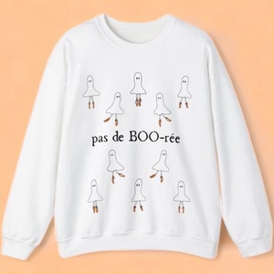 Halloween Ballet Sweatshirt Pas De Boo-rée Ballerina Ghosts in Pointe ...