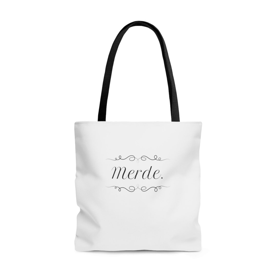 Ballet Tote Bag Merde Dance Bag Ballet Humor French Word Good Luck Gift ...