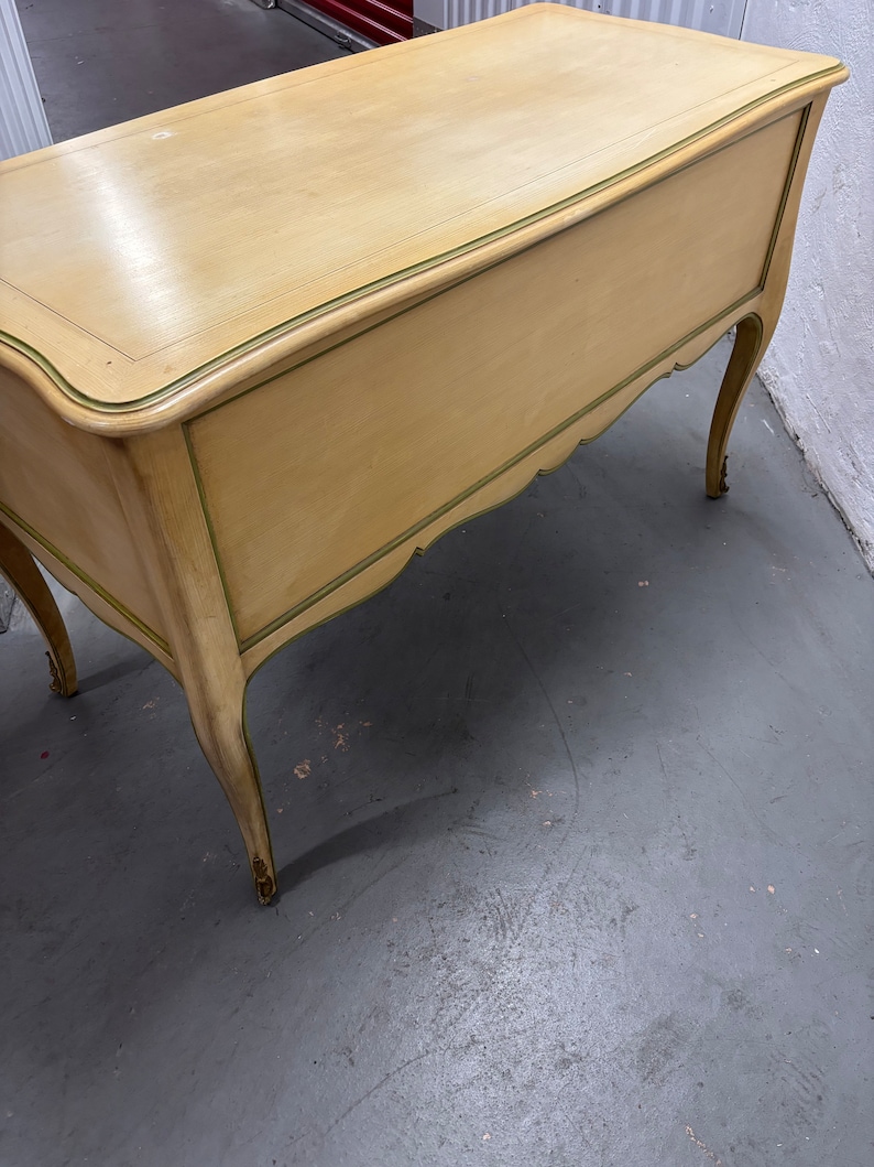 Vintage French Provincial Style Desk, Kindel Furniture French Desk With ...