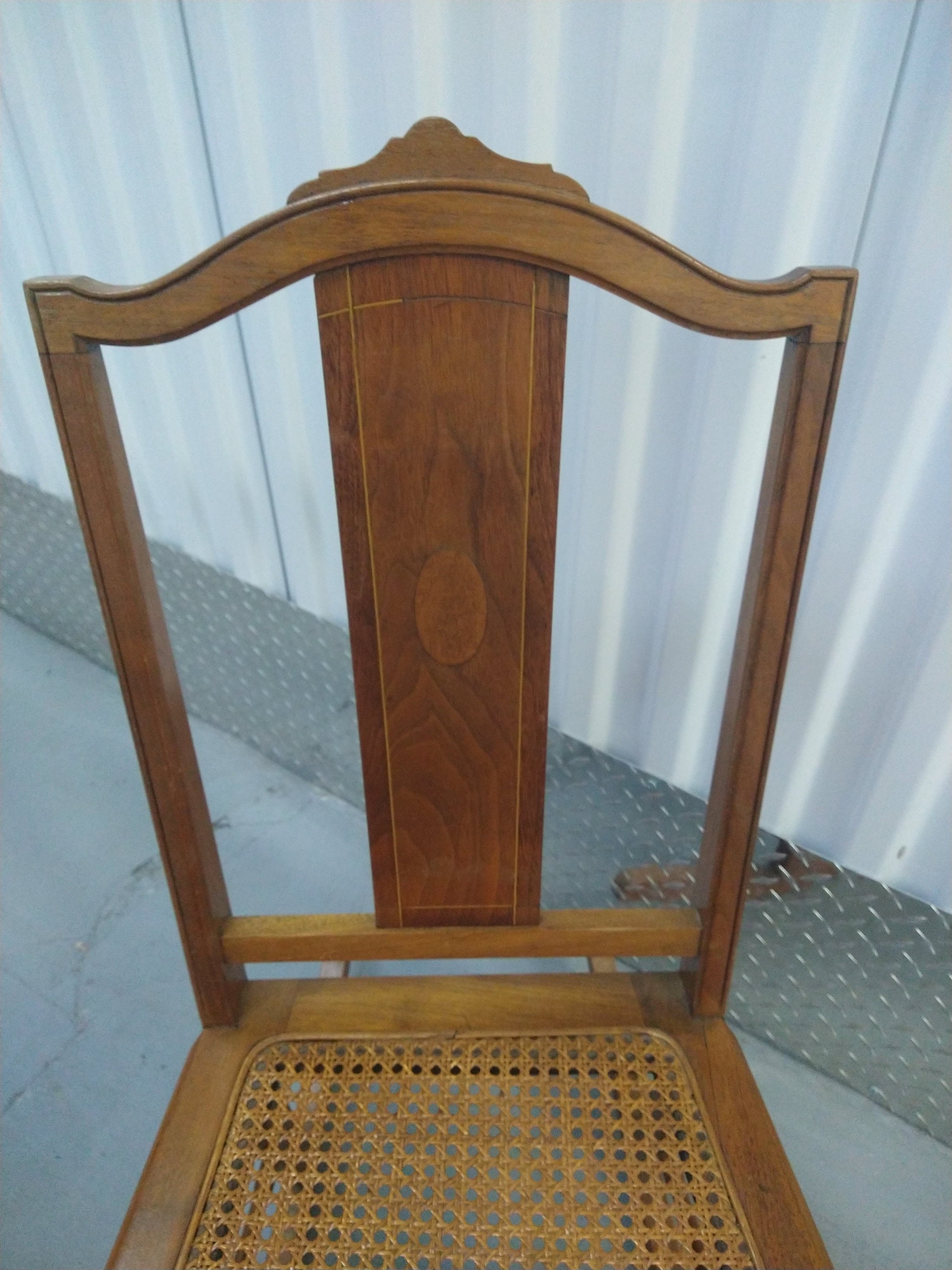 Vintage Wooden Rocking Chair Small Size Rocking Chair Caning - Etsy