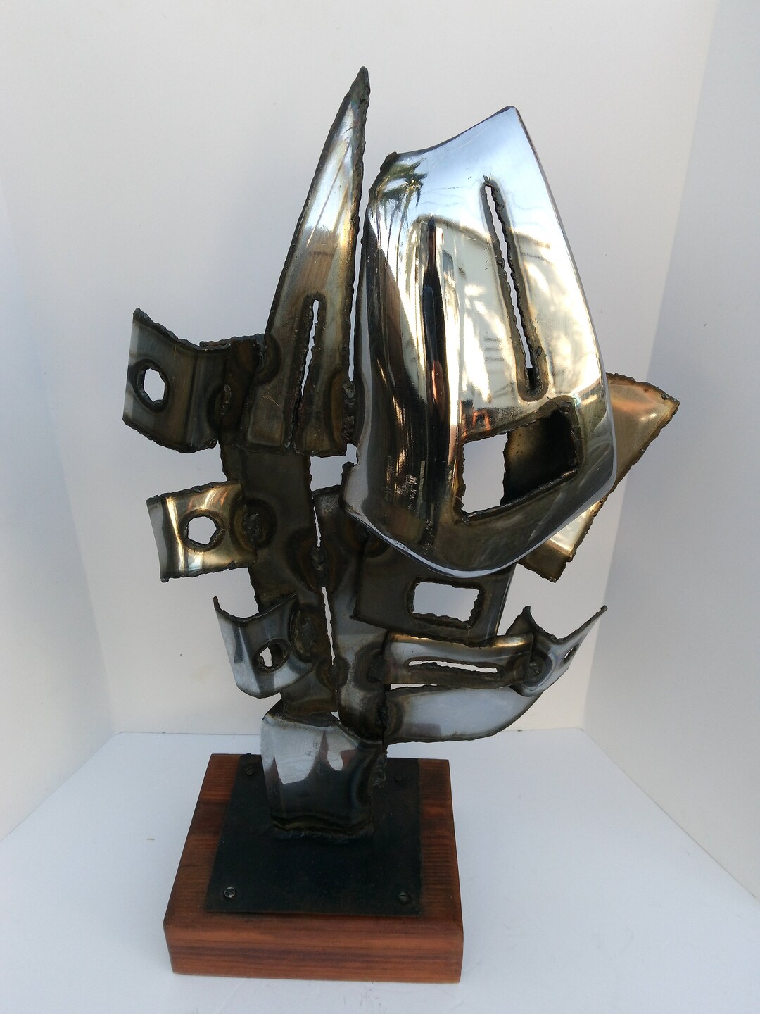 Mid Century Modern 1970s Brutalist Metal Sculpture by Todd Pendleton - Etsy