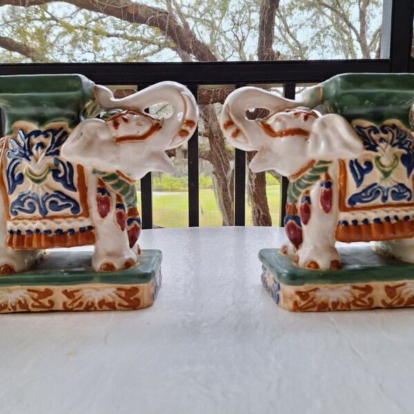 Ceramic Elephants - Etsy