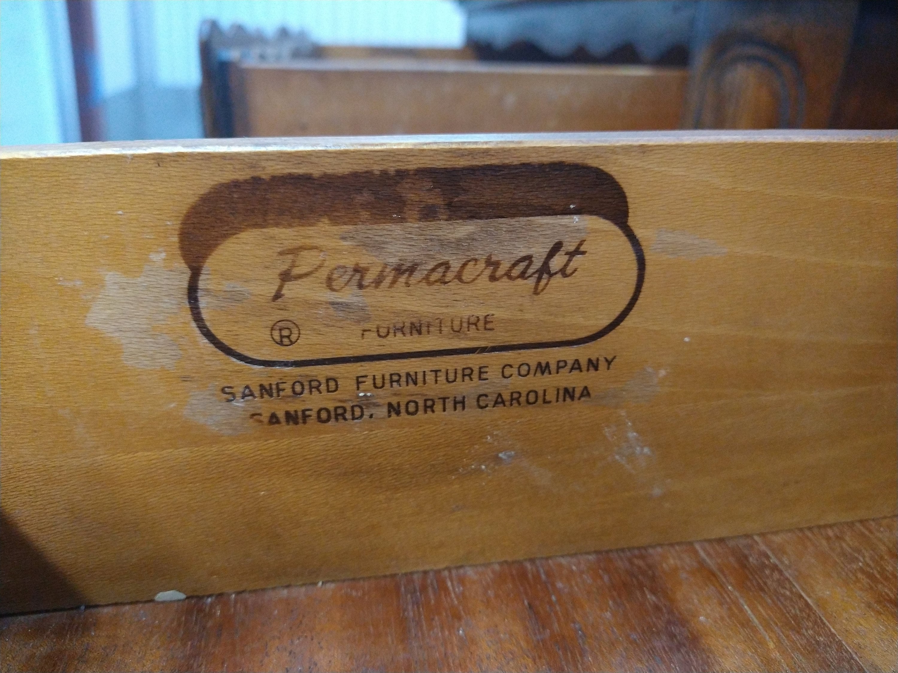 Pair of Vintage Permacraft Furniture French Provincial Large Night ...