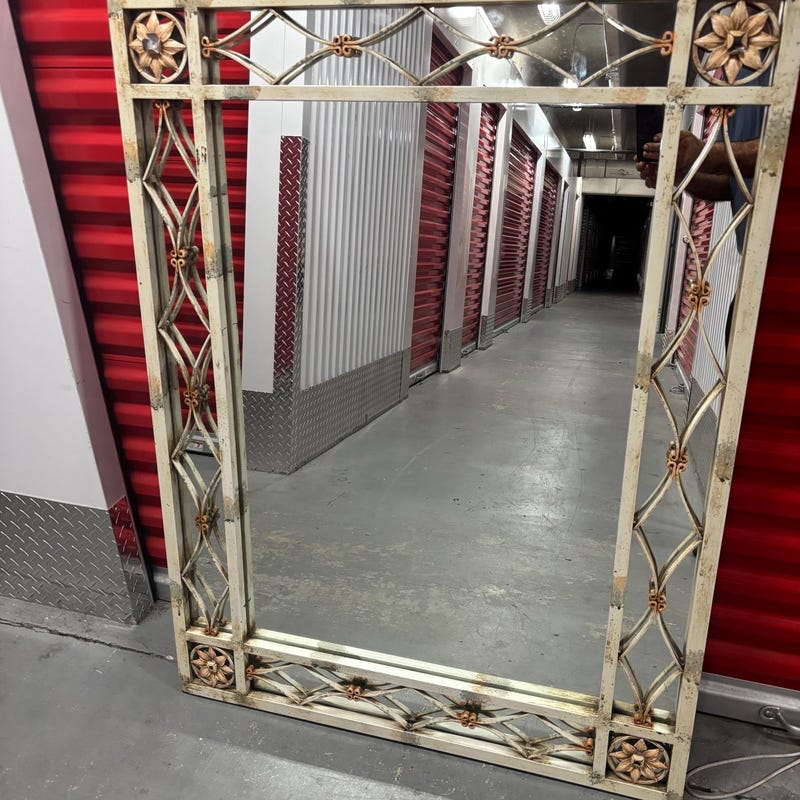 Wrought Iron Mirror - Etsy