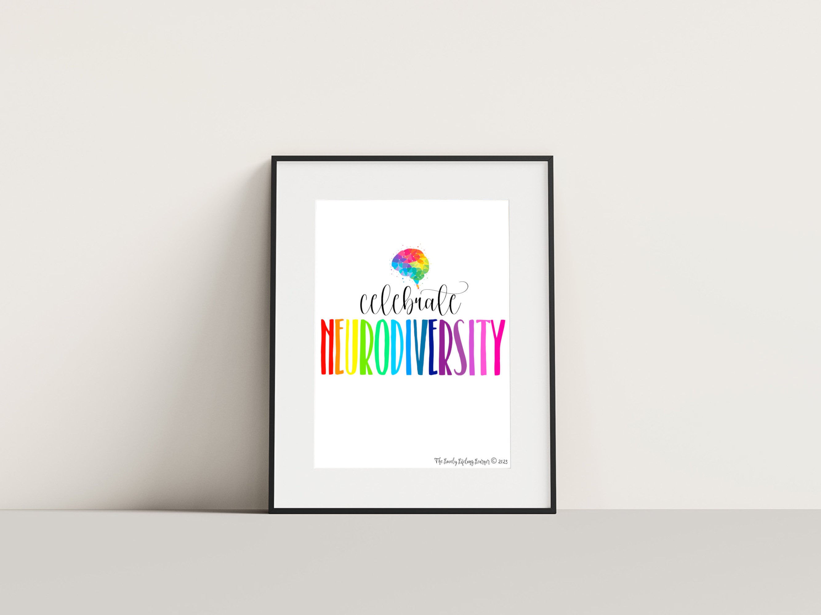 CELEBRATE NEURODIVERSITY PRINTABLE Positive Affirmation Adhd - Etsy