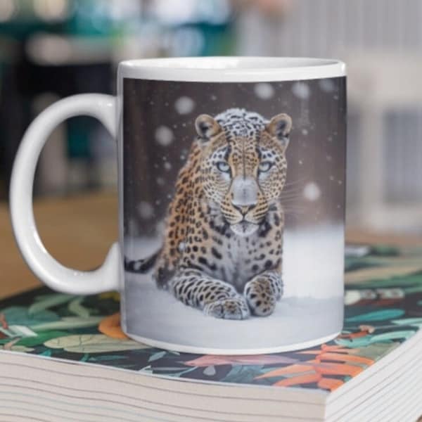 Leopard Coffee Mug - Etsy