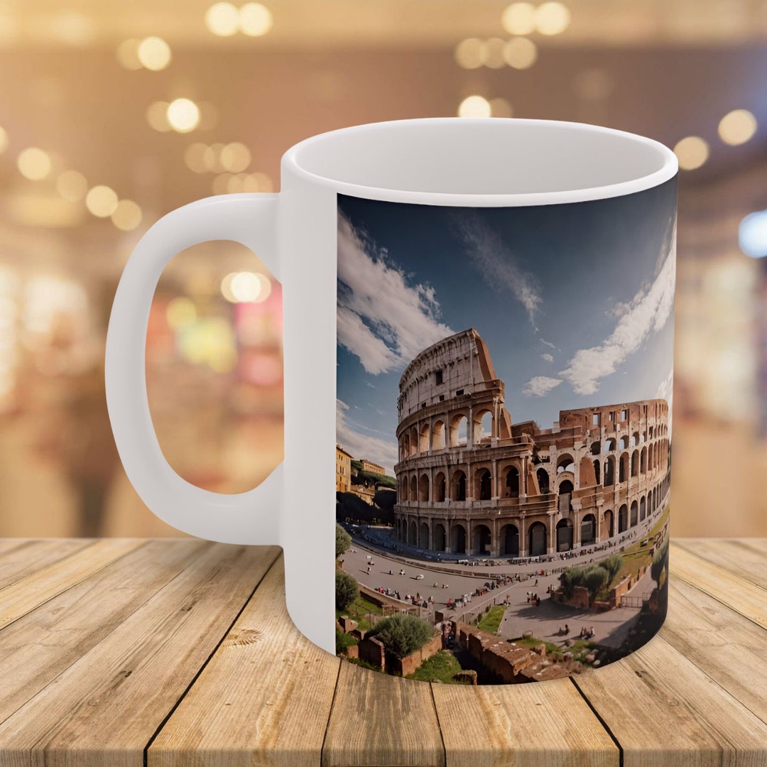 Vintage Italian Rome Colosseum Mug - Travel Souvenir Gift - Etsy