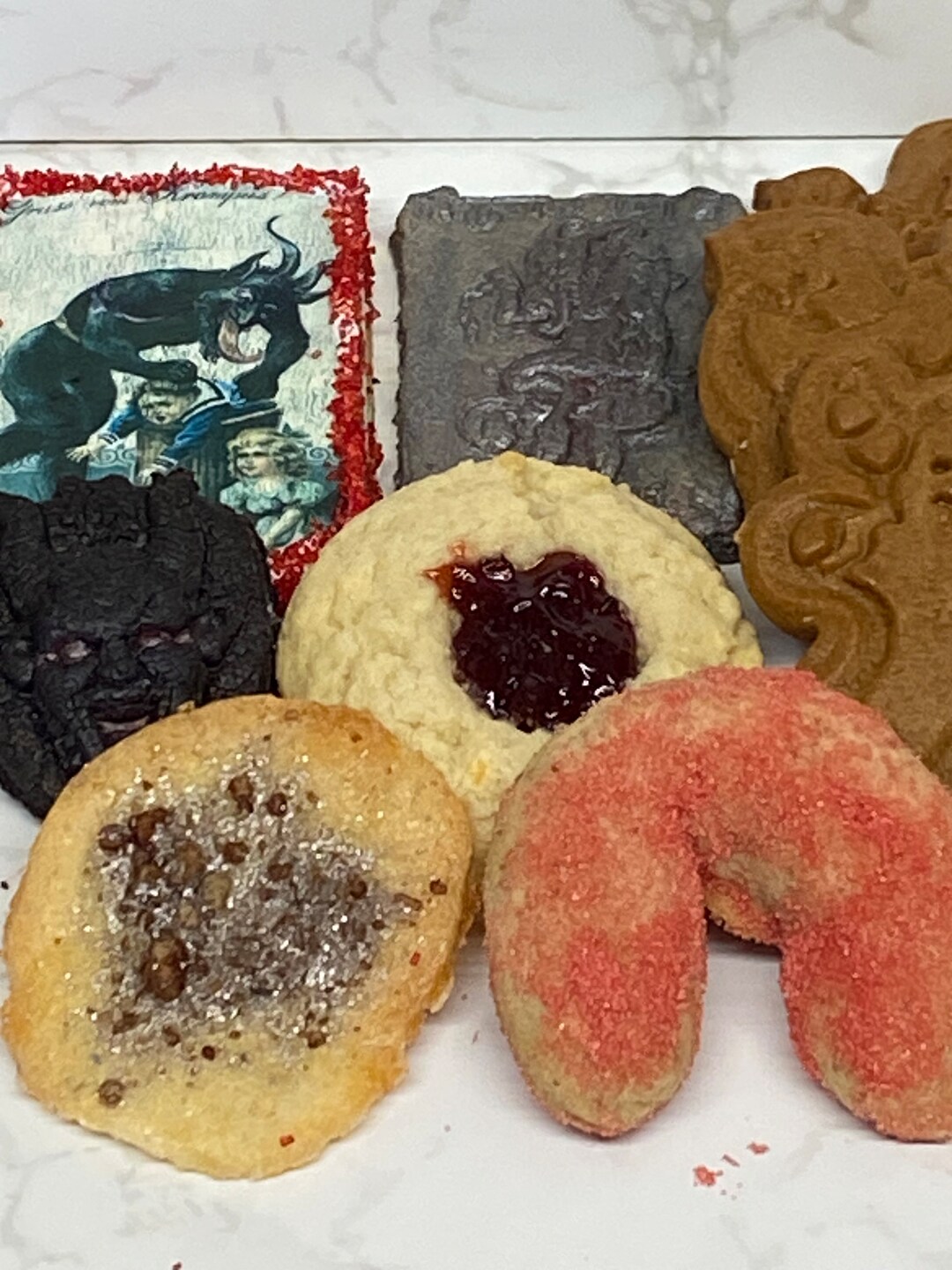 Krampus Cookie Gift Box assorted 16 Cookies - Etsy