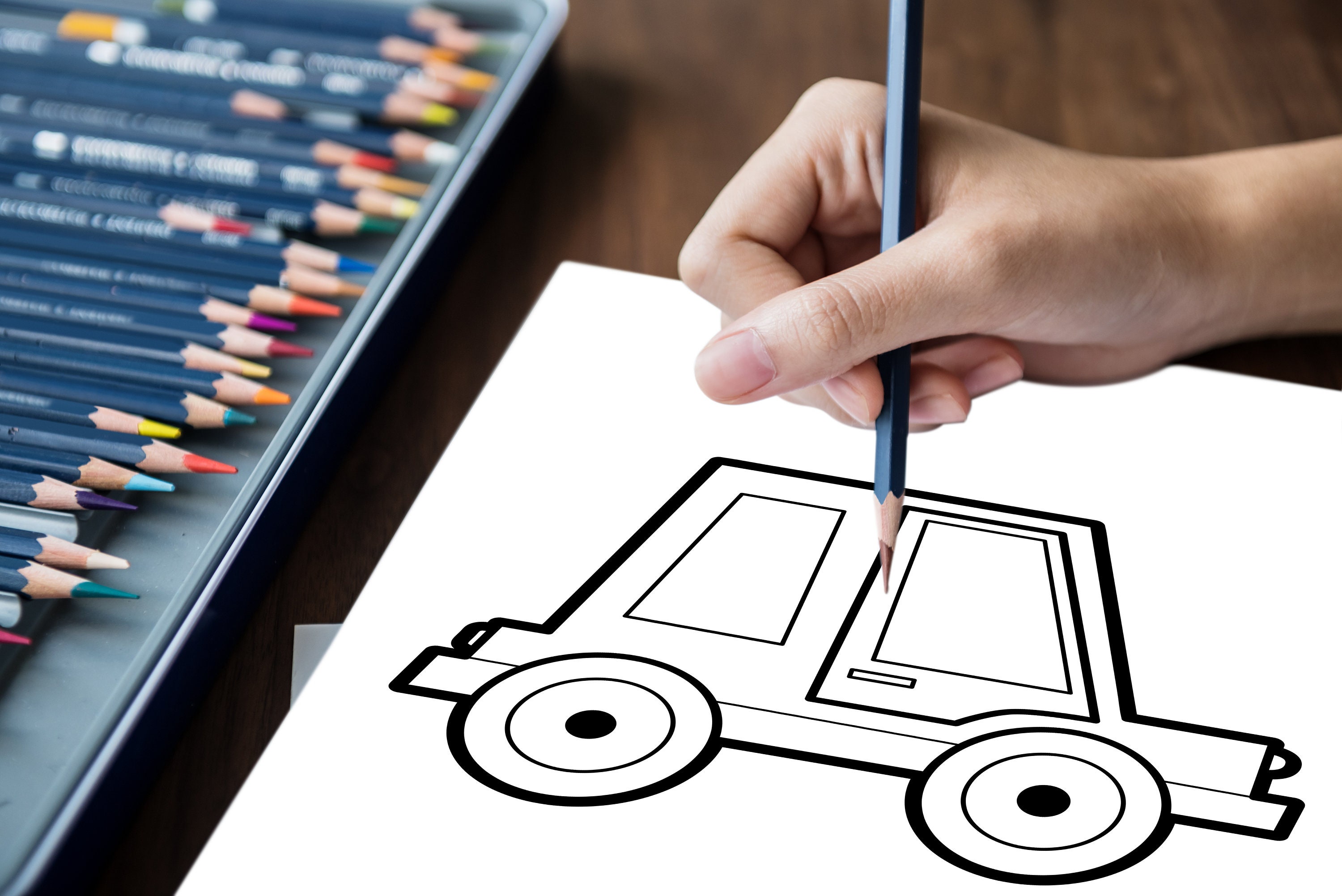 Vehicle Coloring Pages for Kids, Toddlers, Preschoolers, Land Air Water ...