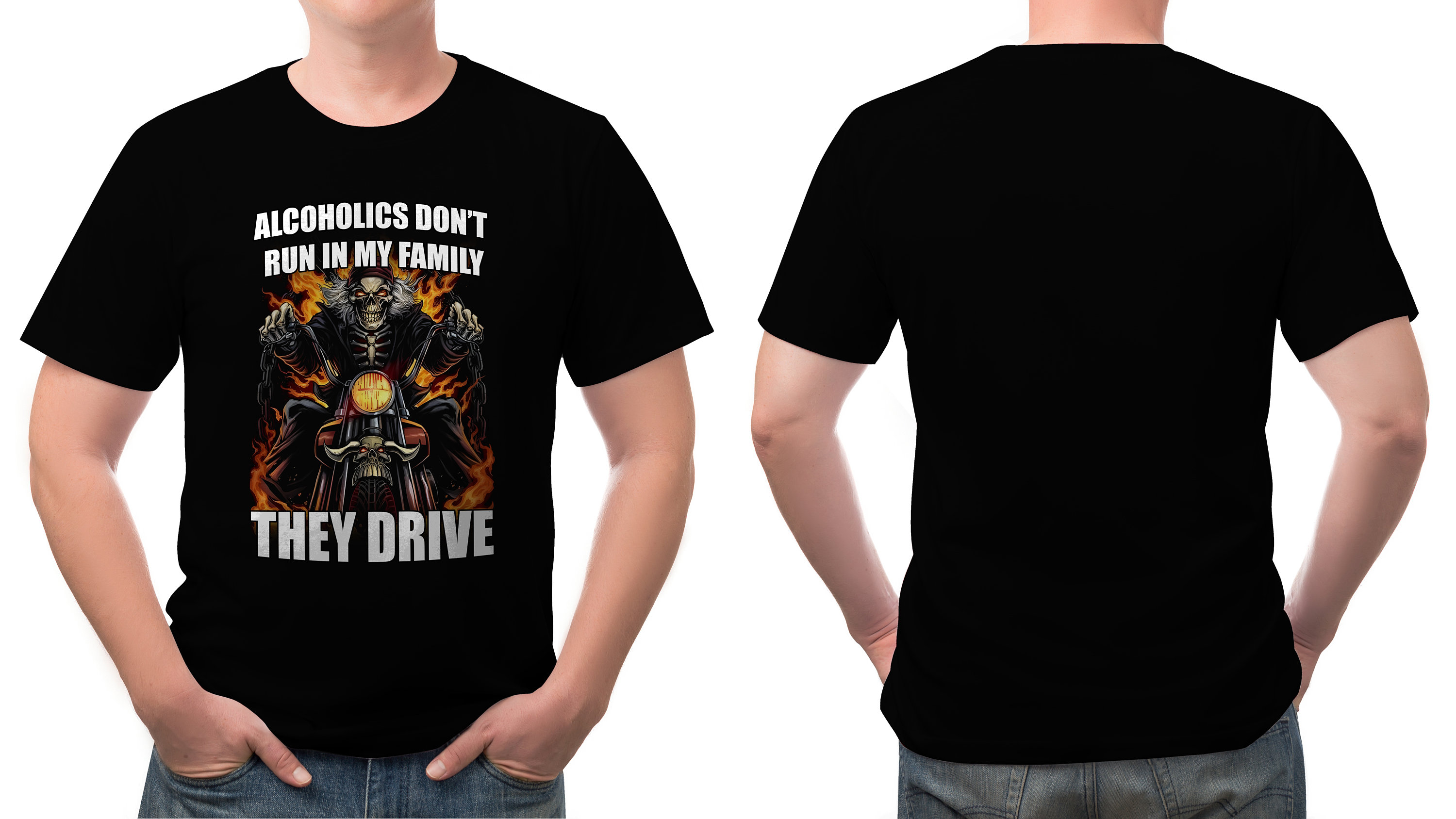 Alcoholics Dont Run in My Family They Drive Shirt Funny T-shirts, Gag ...
