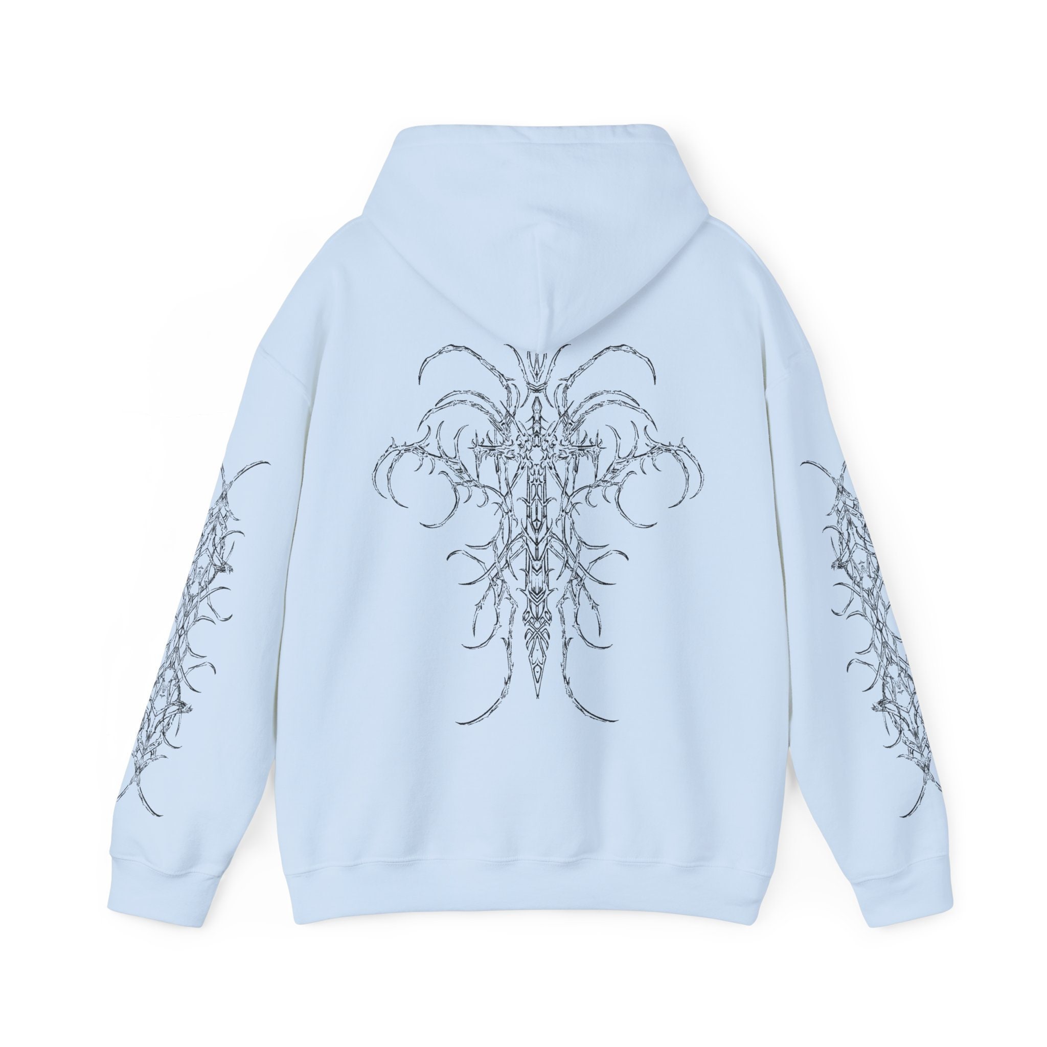 Cyber Sigilism Hoodie Emo Goth Edgy Deathcore Gothic Clothing Heavy ...