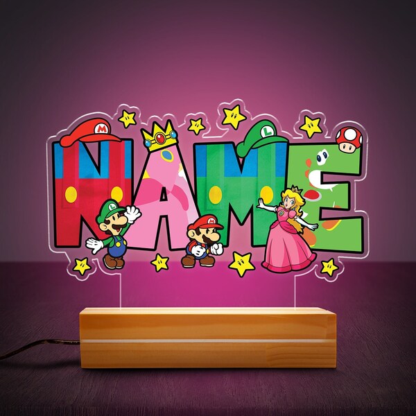Super Mario Light Fixture - Etsy