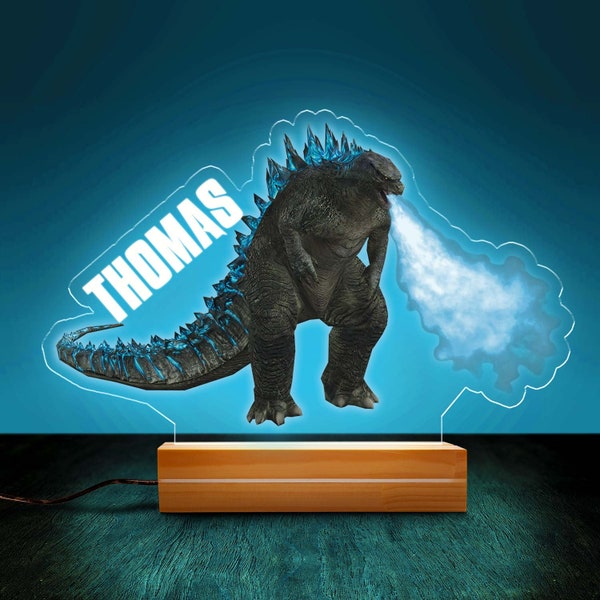 Godzilla Night Light - Etsy