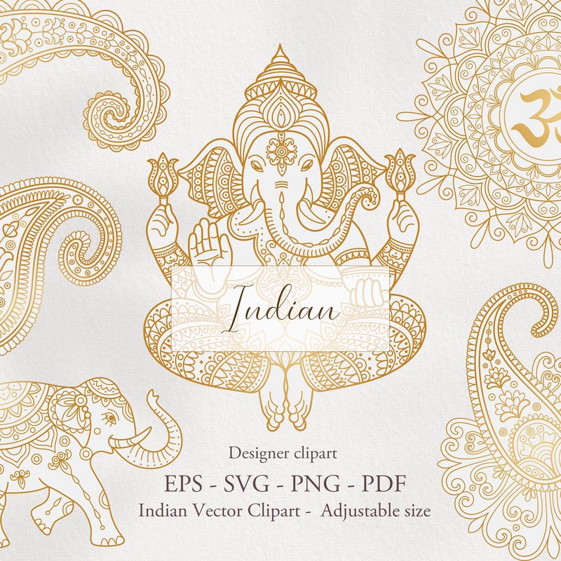 Indian Line Art Wedding - Etsy UK