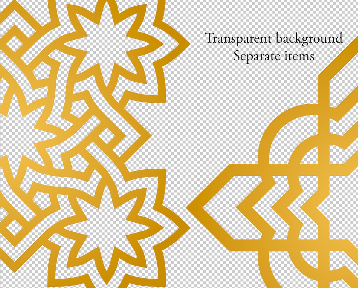 Arabic Oriental Vector Pattern. Arabian Ornament. Digital Clipart. SVG ...