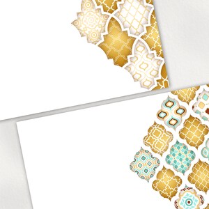 Moroccan Digital Posters Set. Arabic Cards, Background, Invitation ...