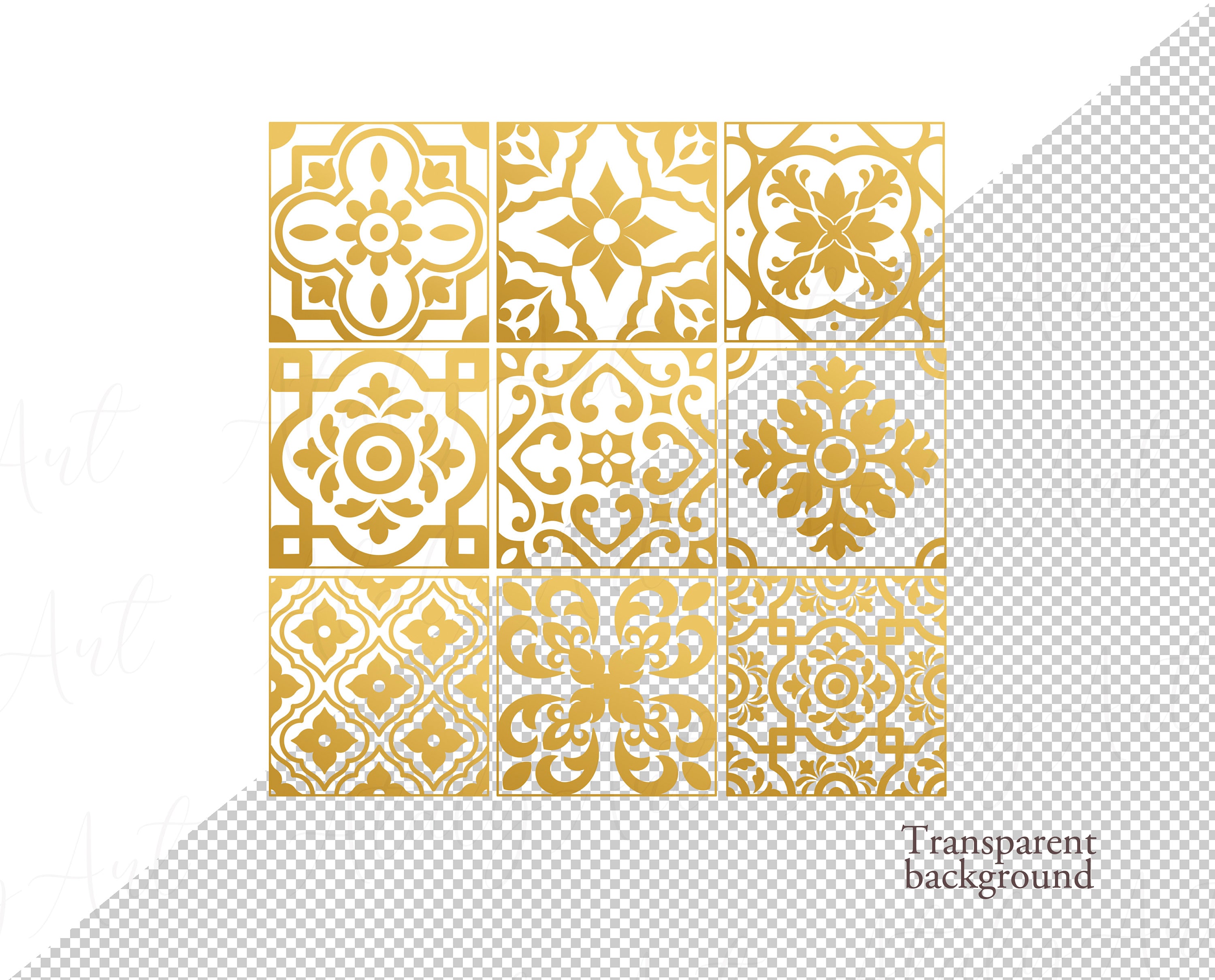 Moroccan Vector Digital Clipart. Arabian Ornament. Arabic Lantern, Lamp ...