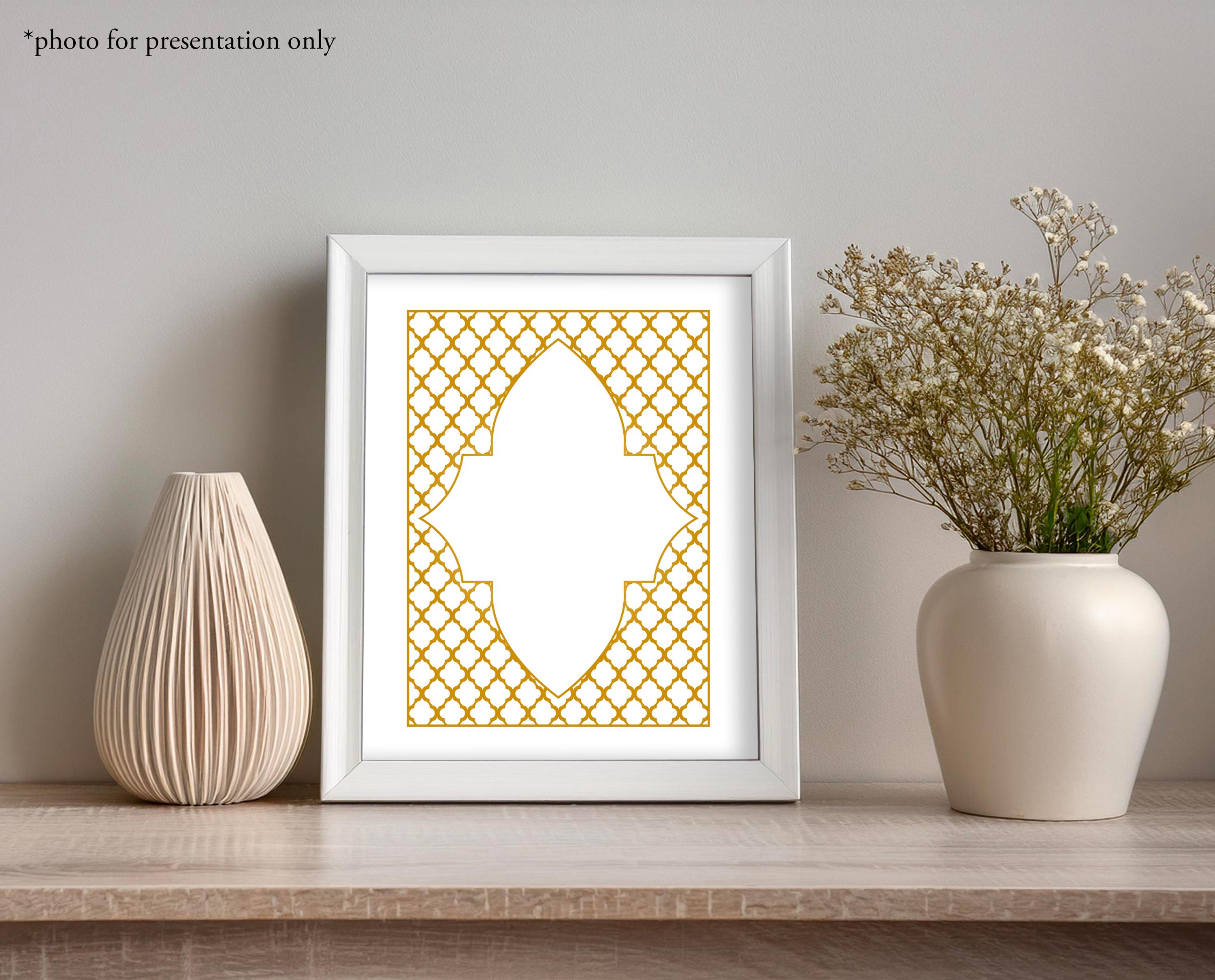 Arabic Frames. Vector Moroccan Borders Bundle. Digital Clipart Svg, Png ...