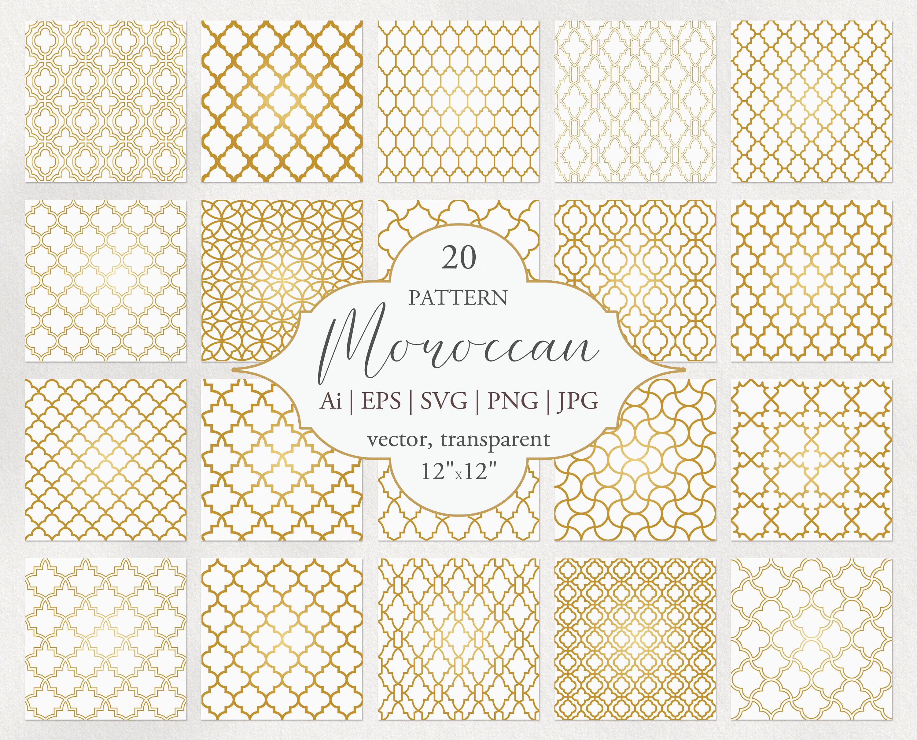 Moroccan Vector Seamless Pattern. Arabic Digital Ornament. Grid ...