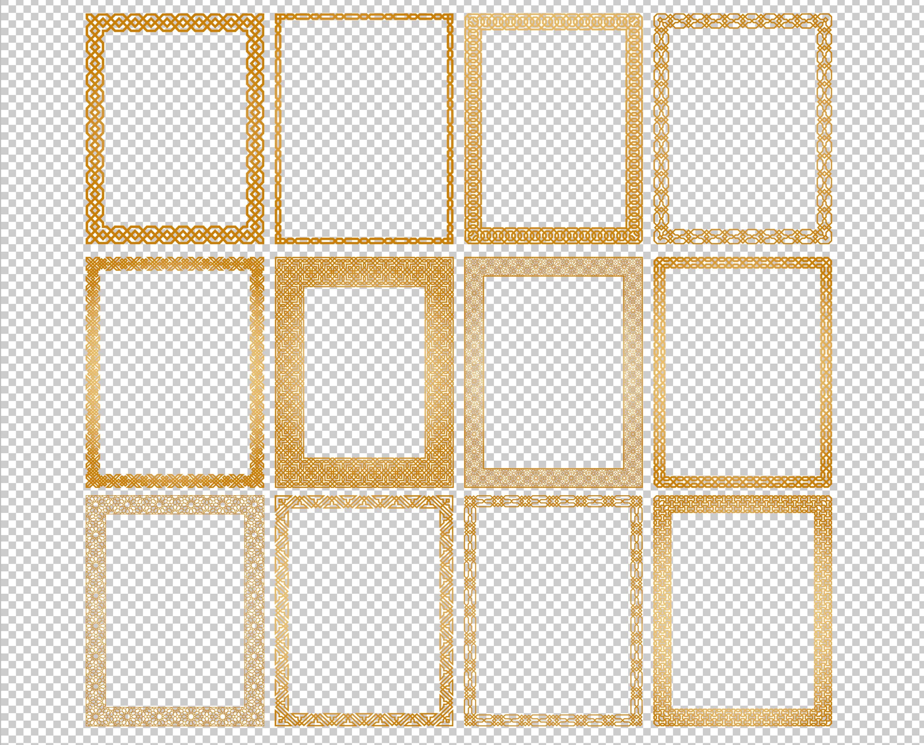 Oriental Arabic Frames. Arabian Border. Turkish, Moroccan, Islamic ...