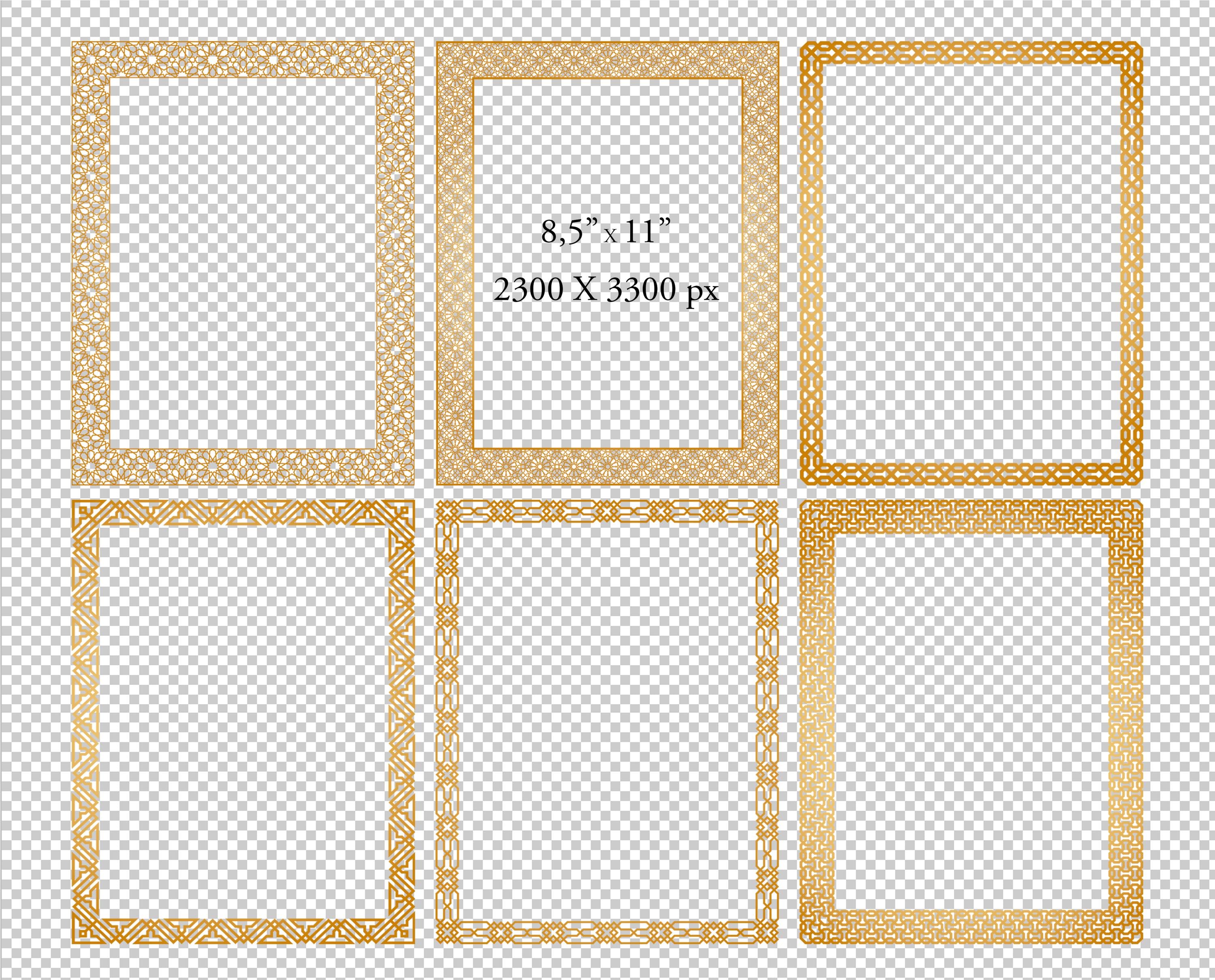 Oriental Arabic Frames. Arabian Border. Turkish, Moroccan, Islamic ...