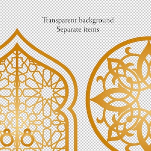 SALE 50 Arabian Oriental Vector Elements. Arabic Ornament. Digital ...