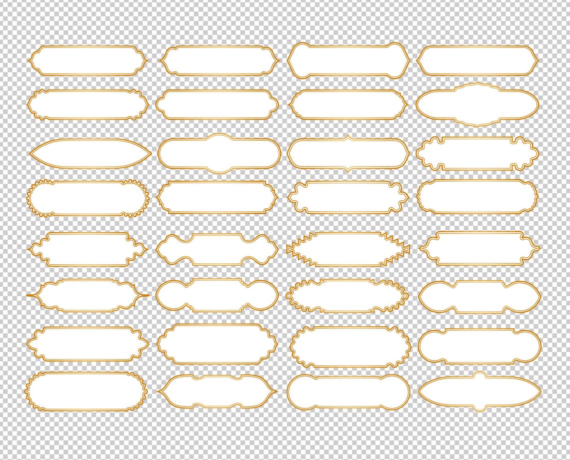 Arabian Text Box Frames SVG. Islamic Border Clipart. Digital Download ...