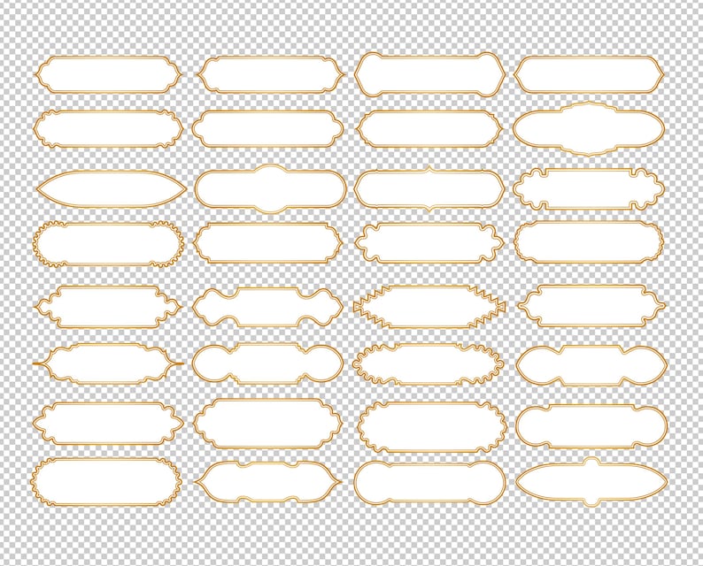 Arabic Text Box Title Frame. Arabian Border. Digital Vector Clipart ...