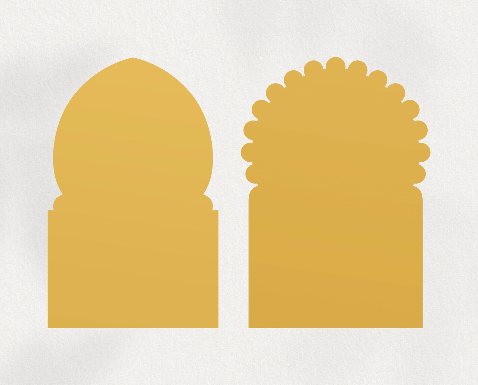 Arabic Arches Silhouette Bundle. Arabian Ornament. Digital Clipart. EPS ...