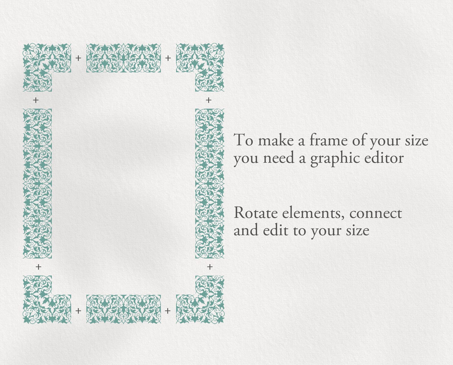 Oriental Arabic Digital Borders. Seamless Pattern. Arabian Border ...