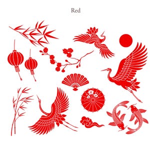 Asian Svg Clipart. Japanese Vector Items. Japanese Festival. Japan Svg ...