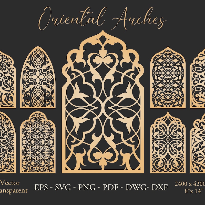 Moroccan Arch Pattern Dxf - Etsy