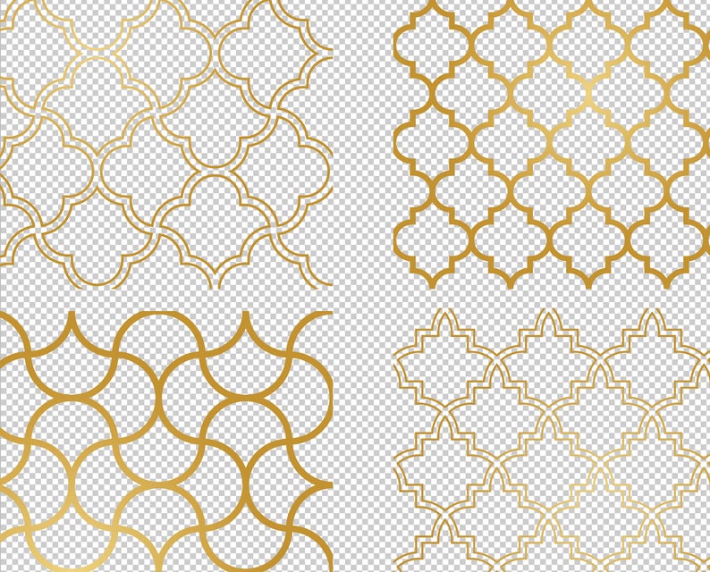 Moroccan Vector Seamless Pattern. Arabic Digital Ornament. Grid ...
