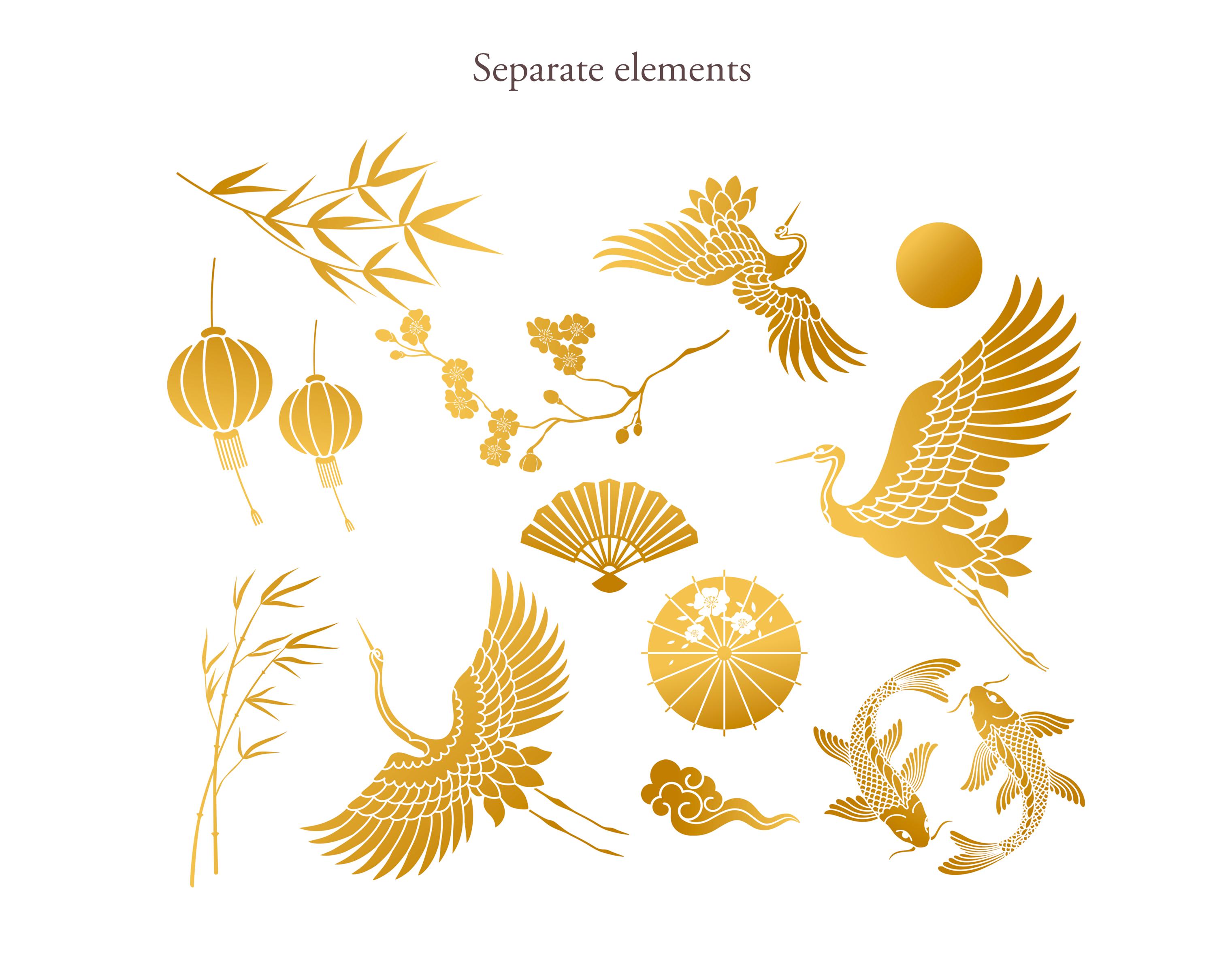 Asian Svg Clipart. Japanese Vector Items. Japanese Festival. Japan Svg ...