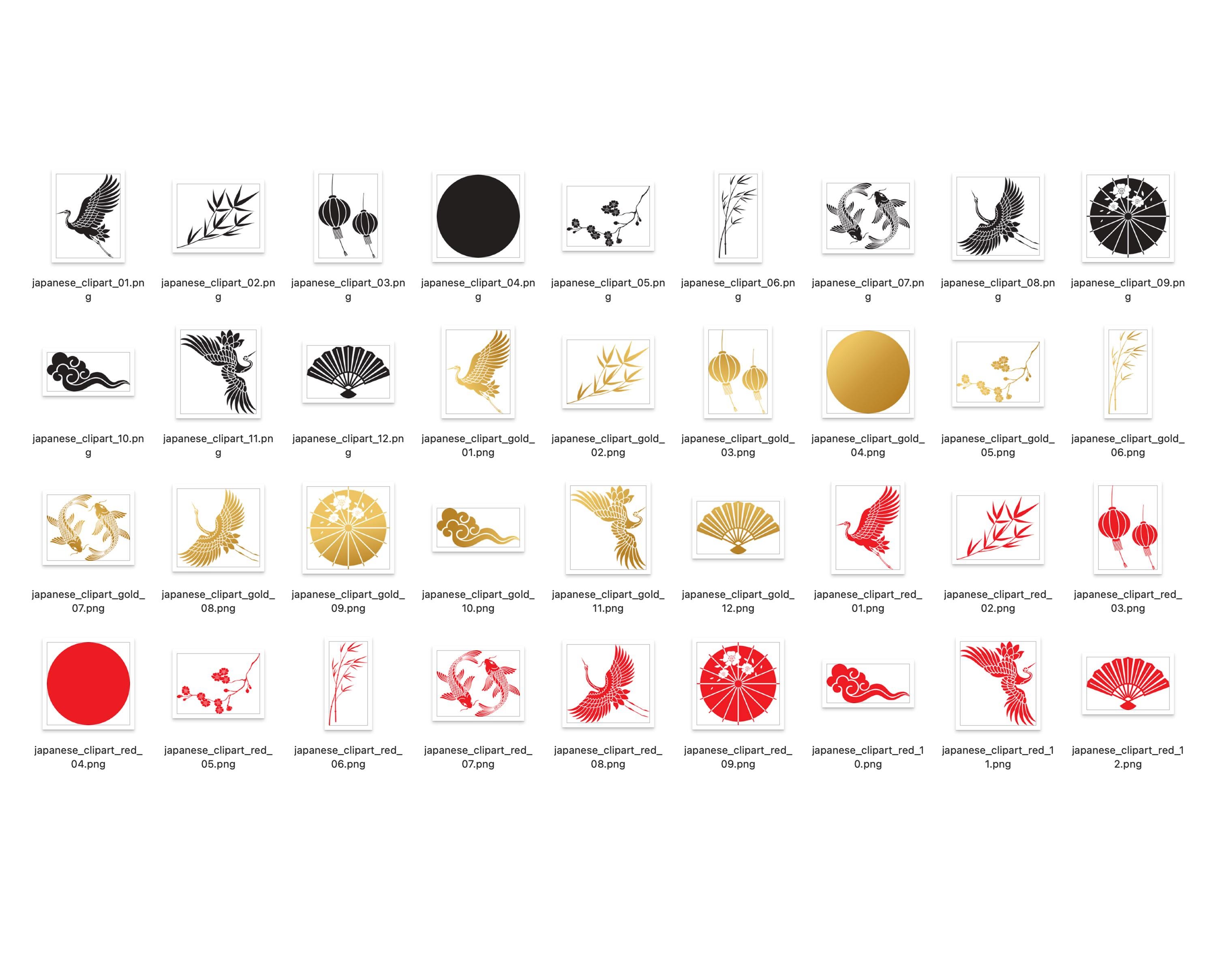 Asian Svg Clipart. Japanese Vector Items. Japanese Festival. Japan Svg ...