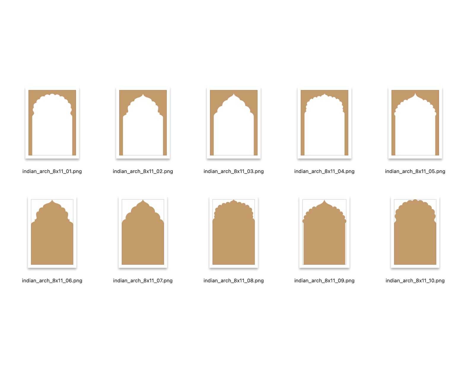 Indian Arches Digital Bundle. Moroccan Vector Arches. SVG Oriental Cut ...