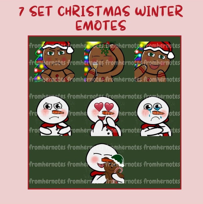 7 émoticônes de Noël et d'hiver amusantes et adorables | Parfait pour ...